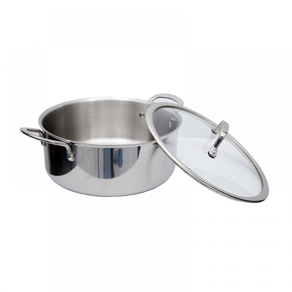 Prestige Triply Stainless Steel Casserole 30cm | F.F.Watch Company WLL