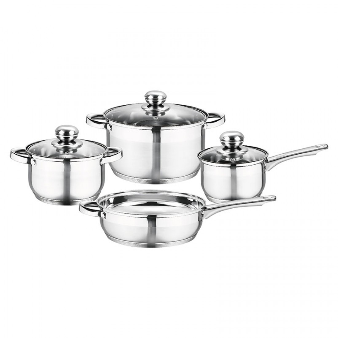 Schon Haus 7Pcs Stainless Steel Cookware Set | ffwatchco.com